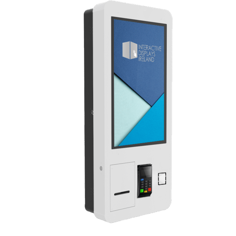 Self Service Touchscreen Kiosk - with QR Scanner & Printer